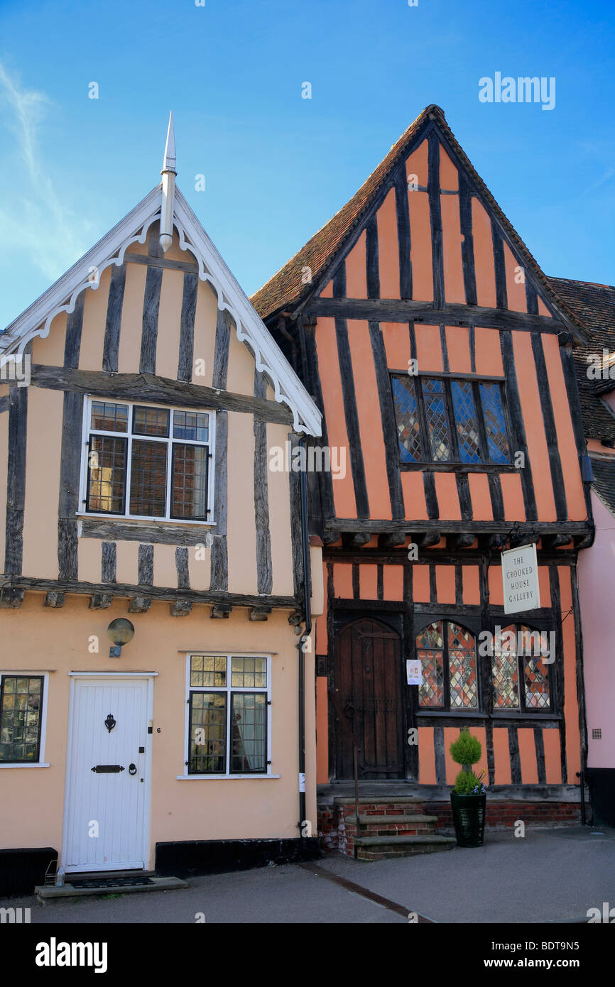 The Crooked House Timber Framed Cottage Lavenham Town Suffolk County ...