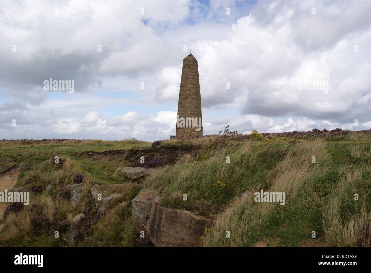 Captain cook monument yorkshire hi-res stock photography and images - Alamy