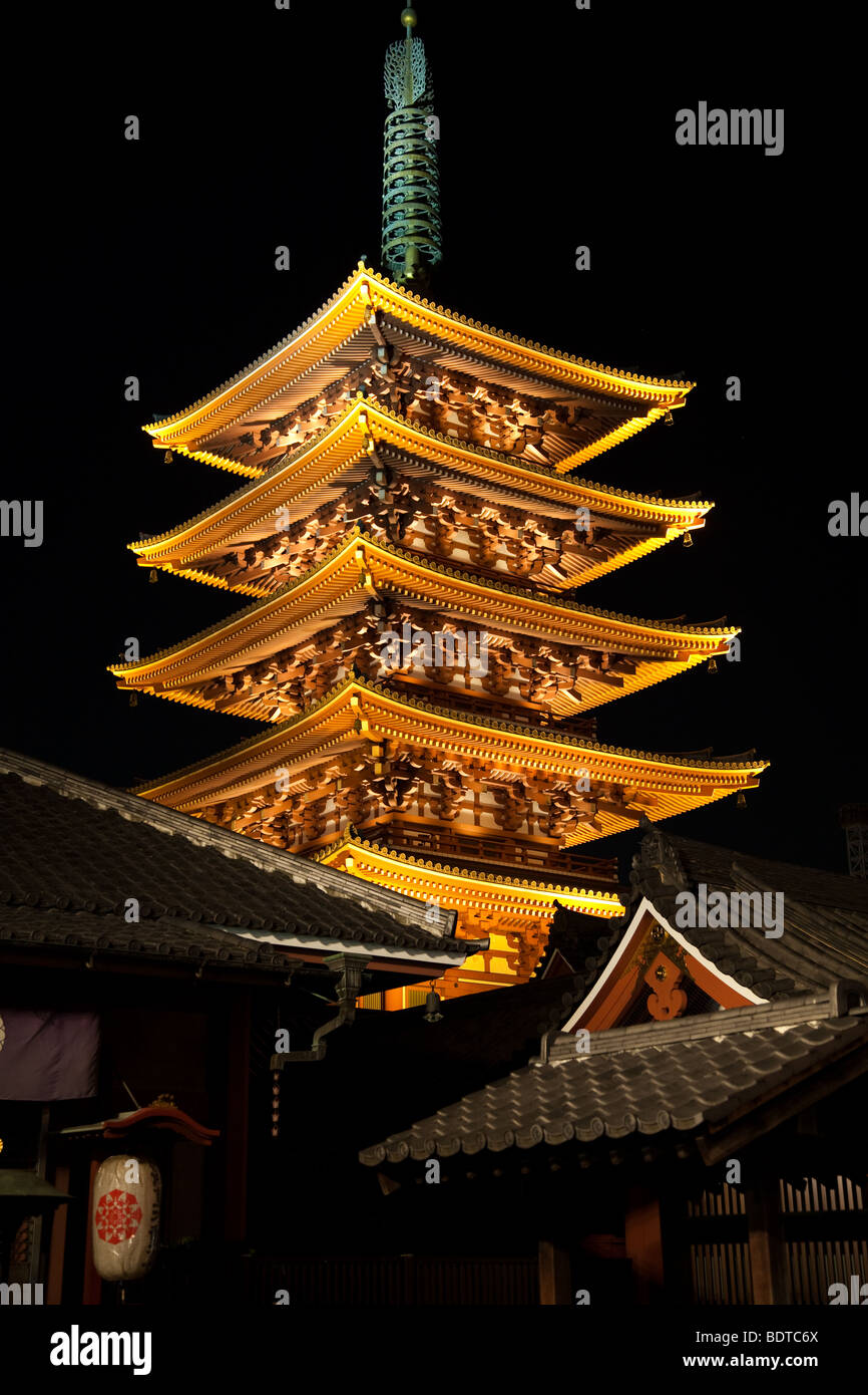 Five storey pagoda hi-res stock photography and images - Alamy