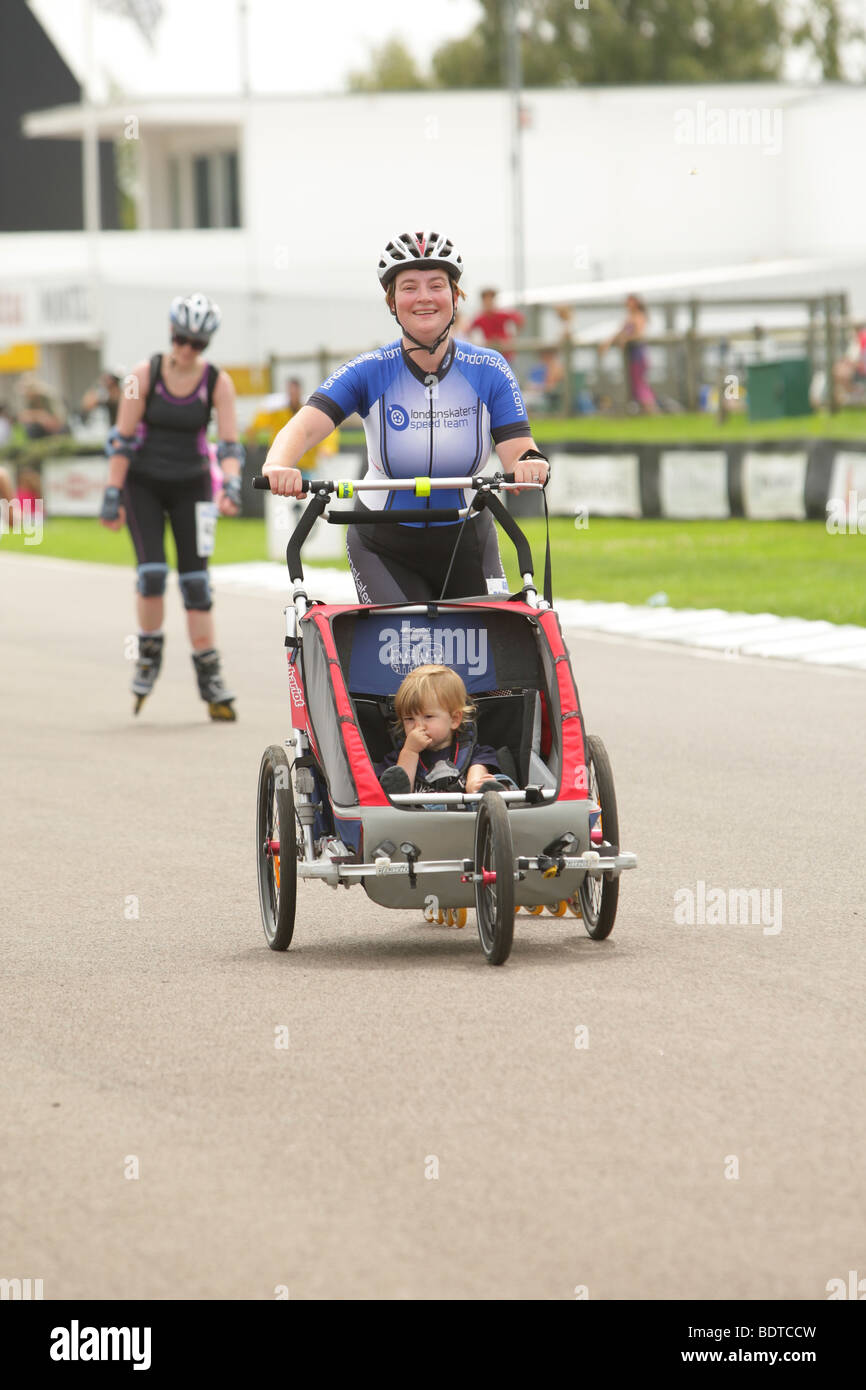 Mum Pushing A Pushchair High Resolution Stock Photography and Images ...