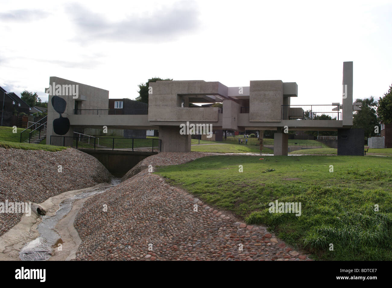 Apollo Pavilion, Peterlee, County Durham, by Victor Pasmore, 1969 Stock ...