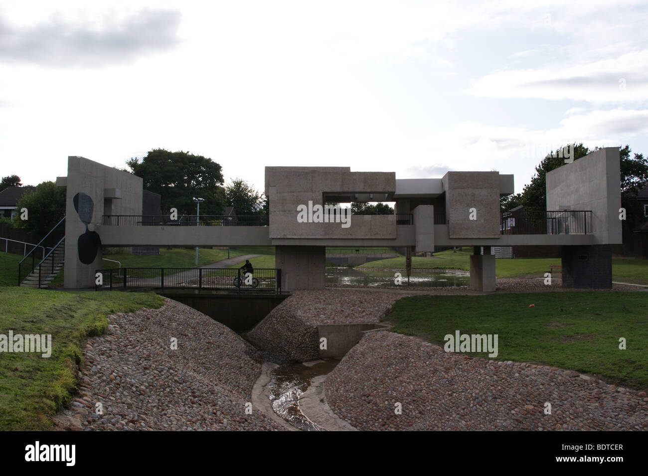 Apollo Pavilion, Peterlee, County Durham, by Victor Pasmore, 1969 Stock ...