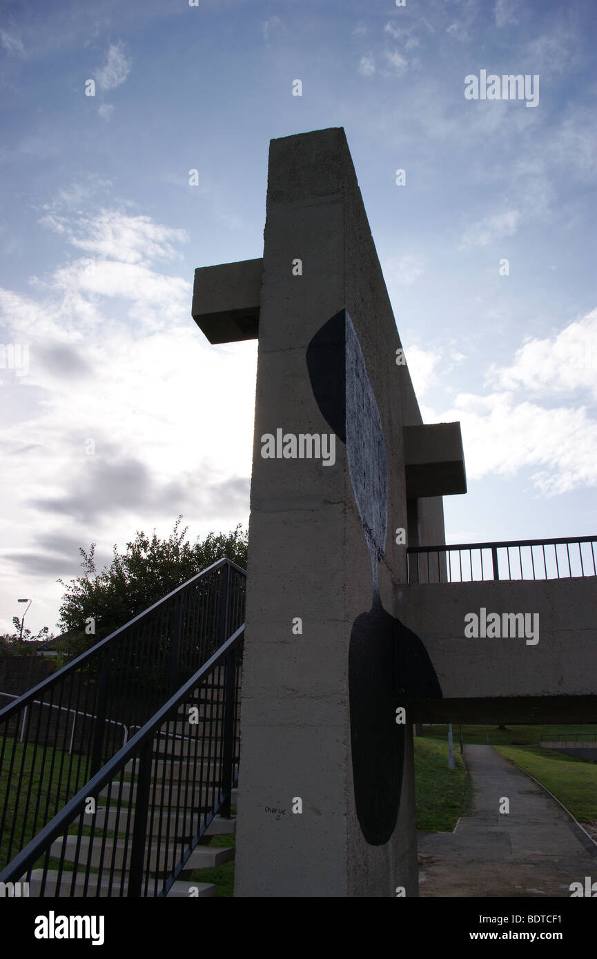 Apollo Pavilion, Peterlee, County Durham, by Victor Pasmore, 1969 Stock ...