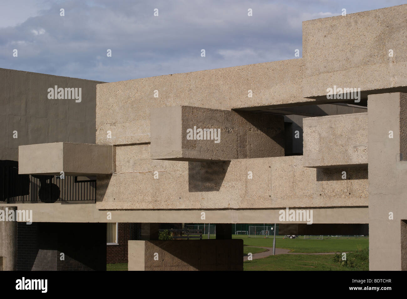 Apollo Pavilion, Peterlee, County Durham, by Victor Pasmore, 1969 Stock ...