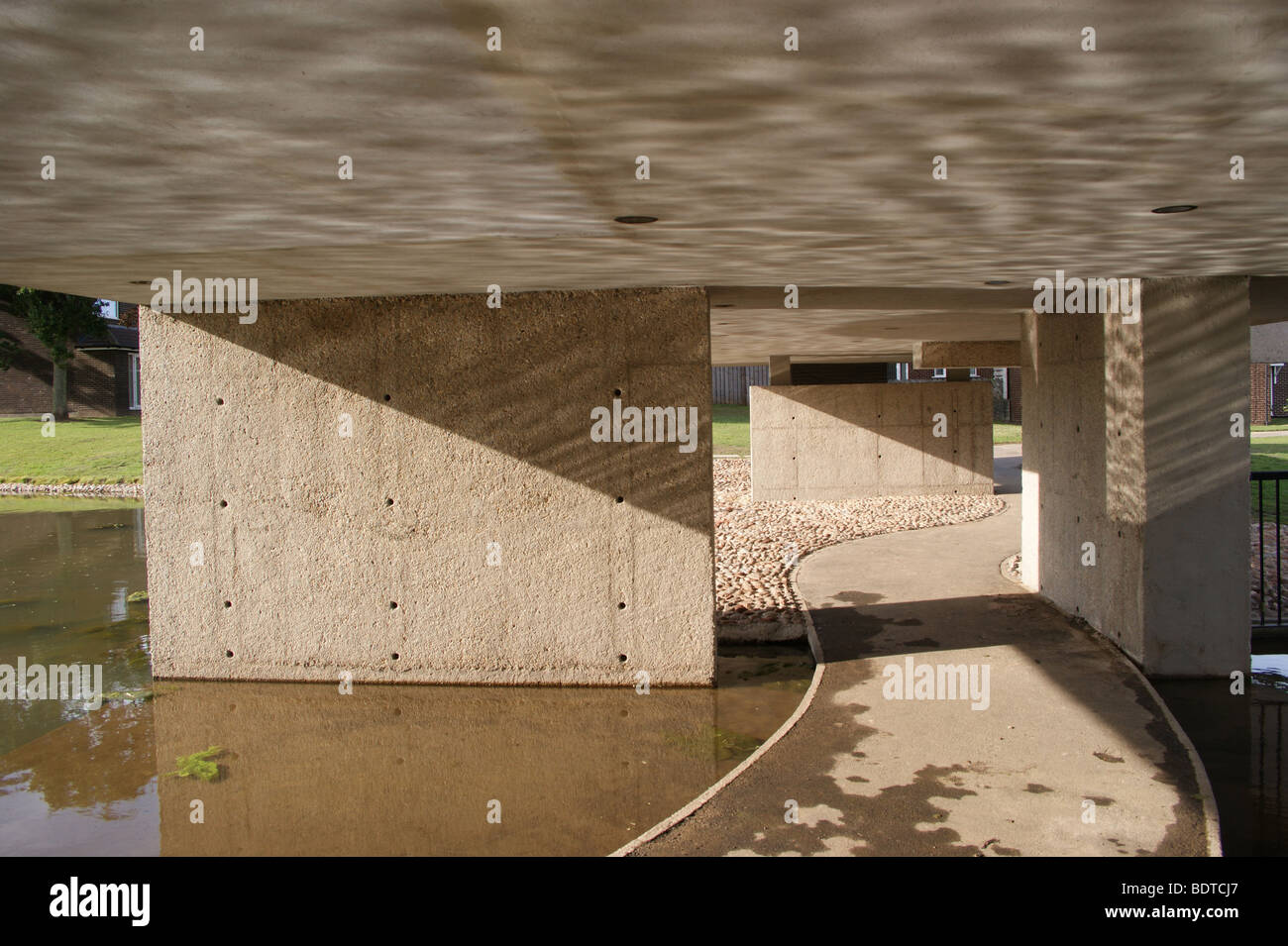 Apollo Pavilion, Peterlee, County Durham, by Victor Pasmore, 1969 Stock ...