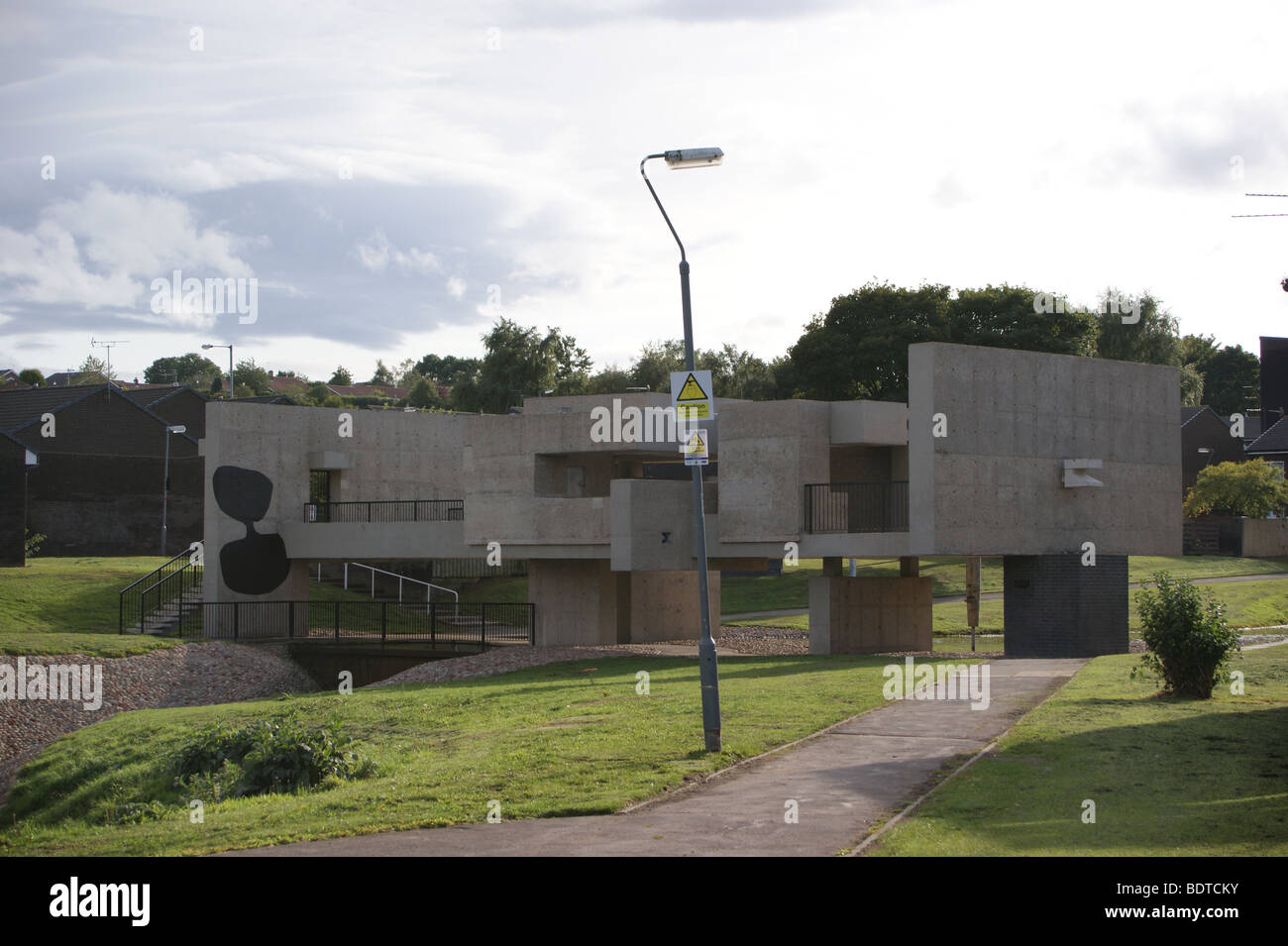 Apollo Pavilion, Peterlee, County Durham, by Victor Pasmore, 1969 Stock ...