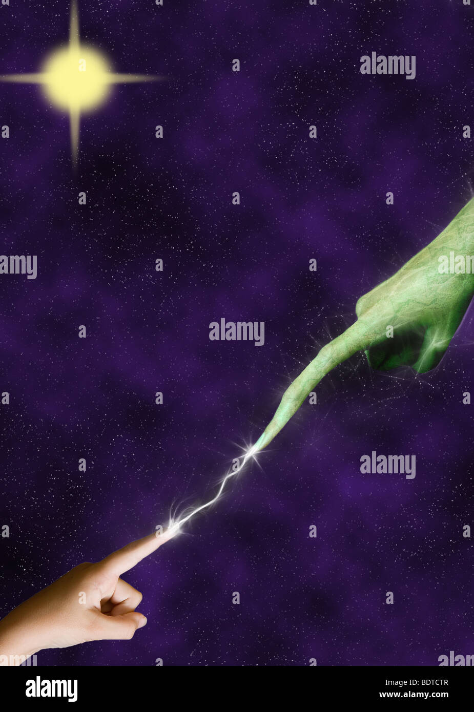 Alien hand hi-res stock photography and images - Alamy