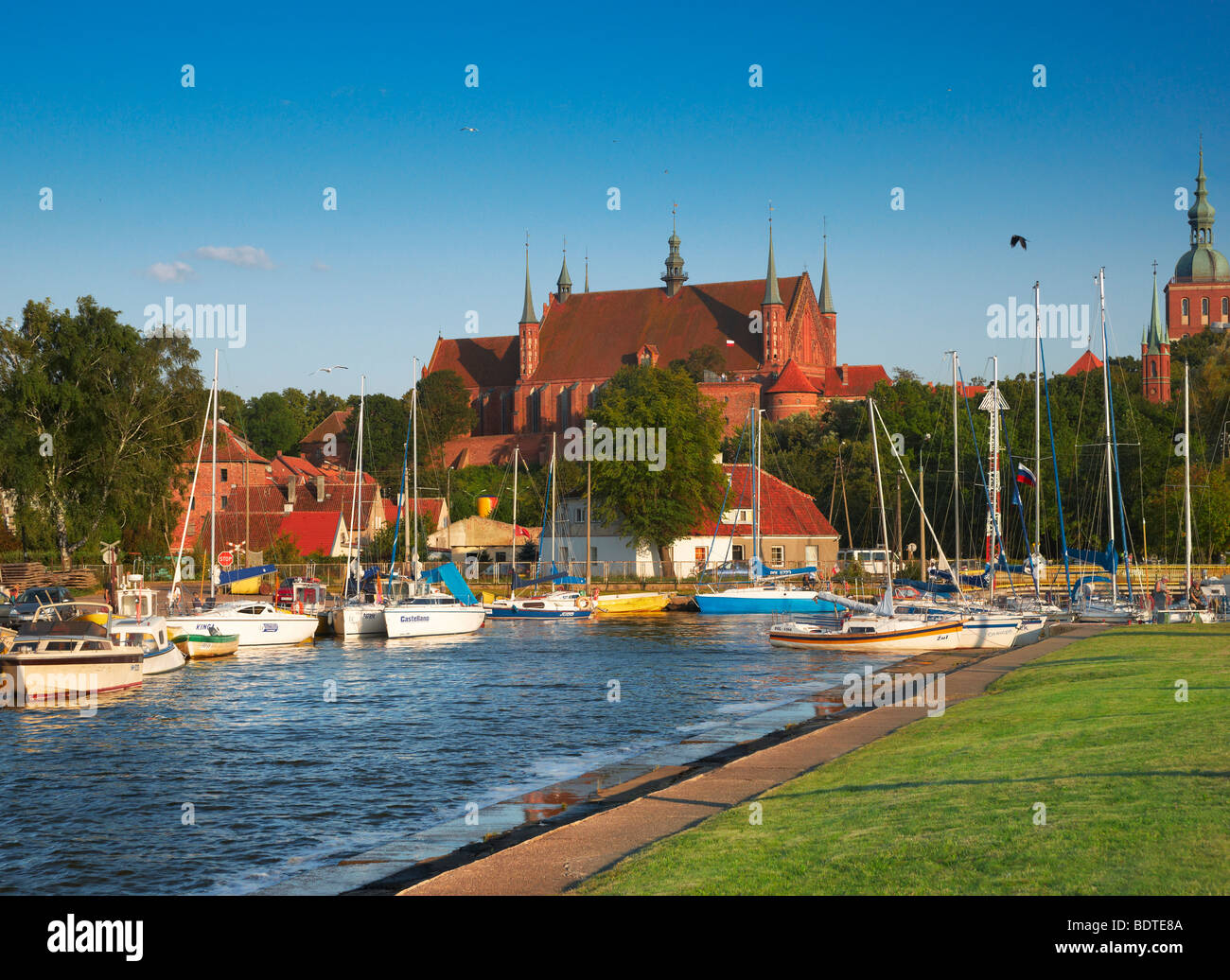 Frombork, Cathedral from the sea, Pomerania, Poland Stock Photo - Alamy