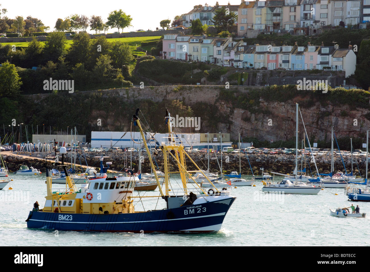 Brixham Harbour in Devon, England Stock Photo - Alamy