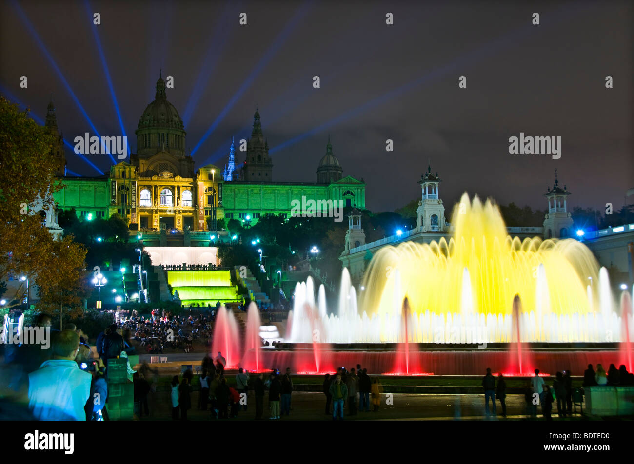 Magic fountain barcelona hi-res stock photography and images - Alamy