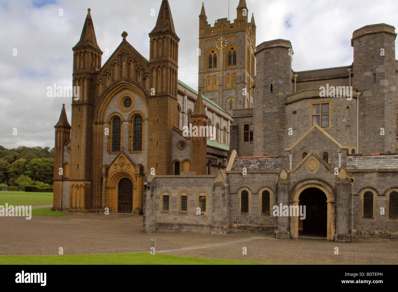 Buckfast Abbey, Devon, England Stock Photo - Alamy