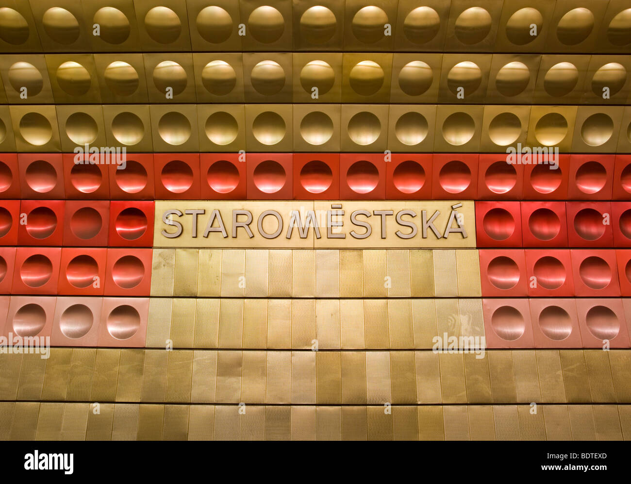 Staromestska metro station in Prague, Czech Republic Stock Photo - Alamy