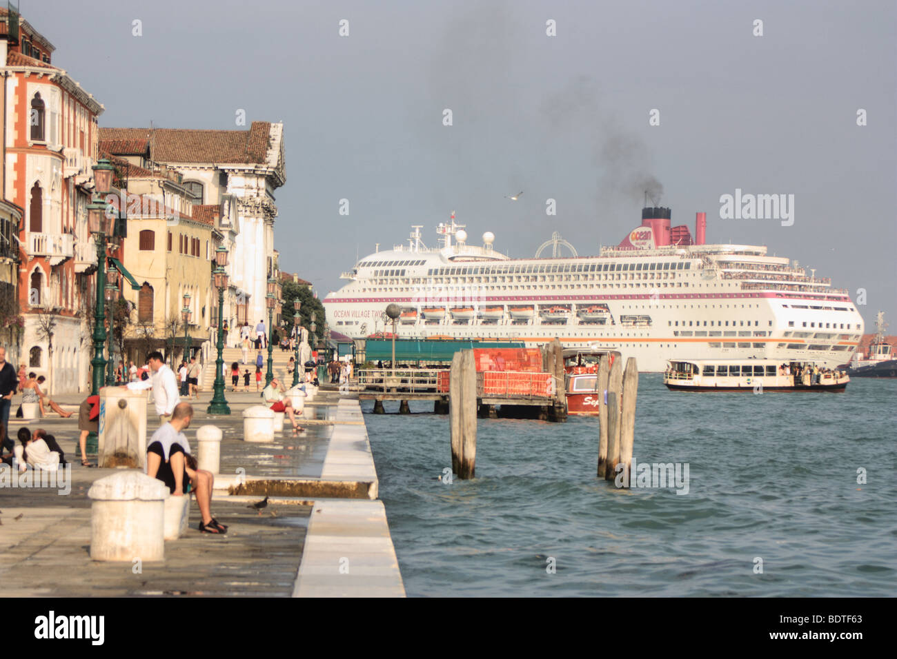 Cruise ship ocean village two hi-res stock photography and images - Alamy