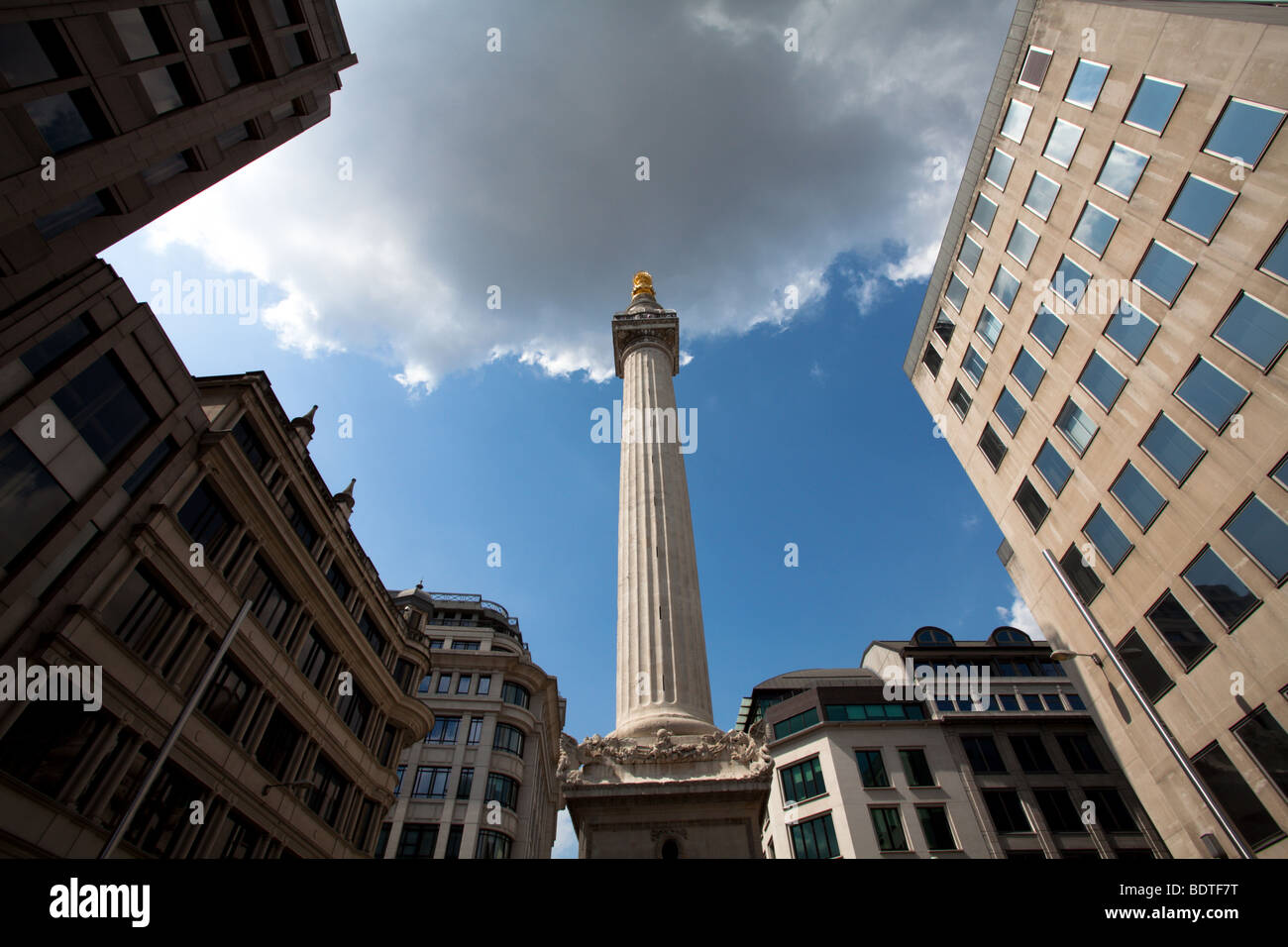 The Monument, London Stock Photo - Alamy