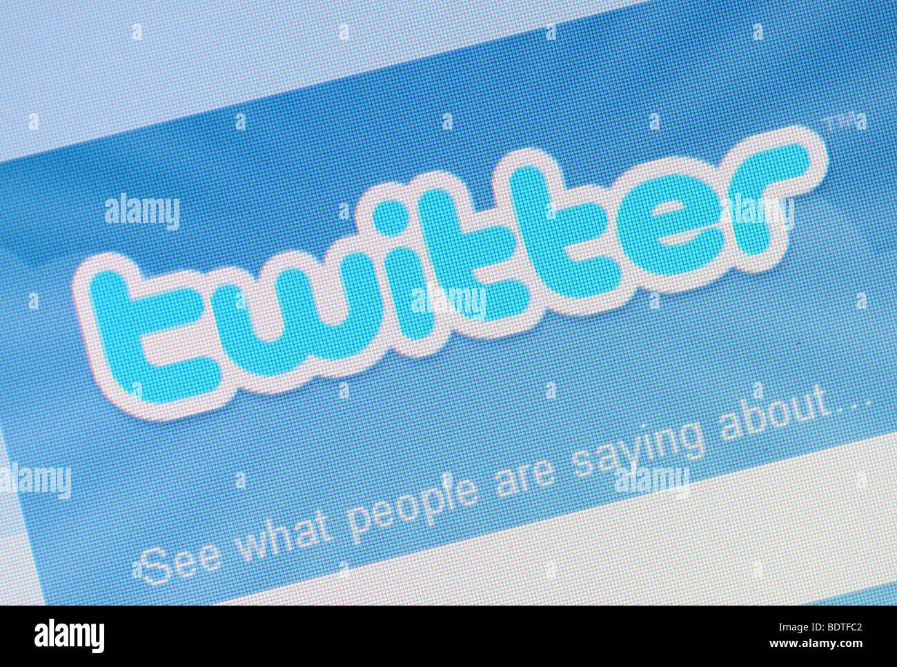 Twitter logo hi-res stock photography and images - Alamy