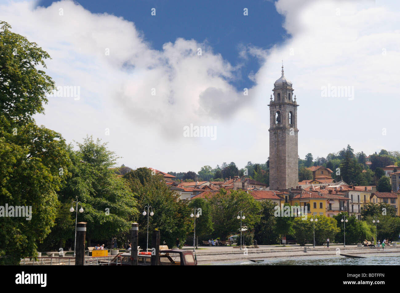 Pallanza on Lake Maggiore in the Northern Italian Lakes Stock Photo - Alamy