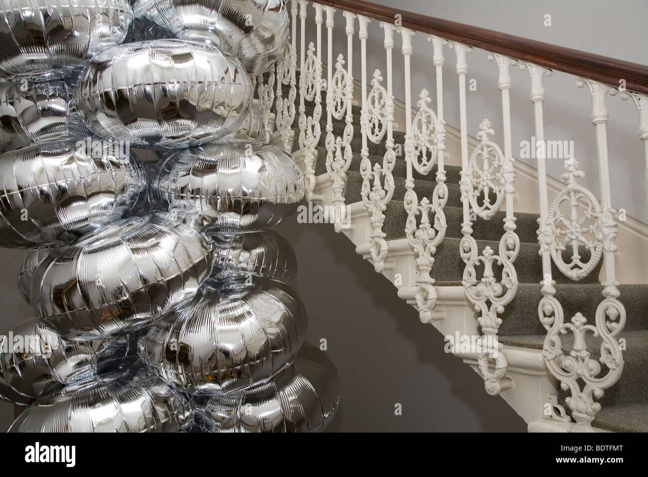 Silver balloons hi-res stock photography and images - Alamy