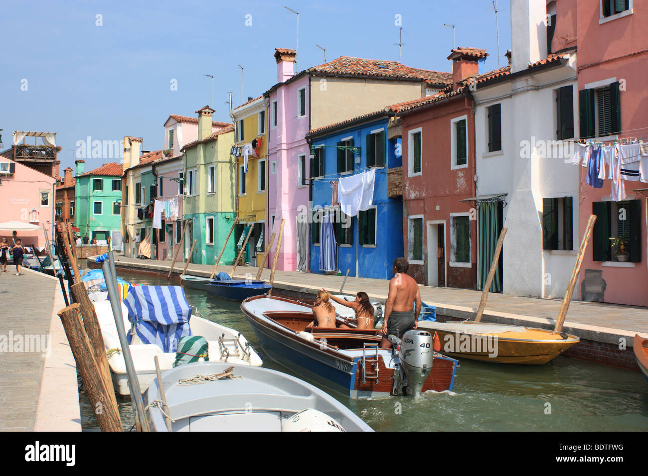 Burano Colourful Painted Houses High Resolution Stock Photography and ...