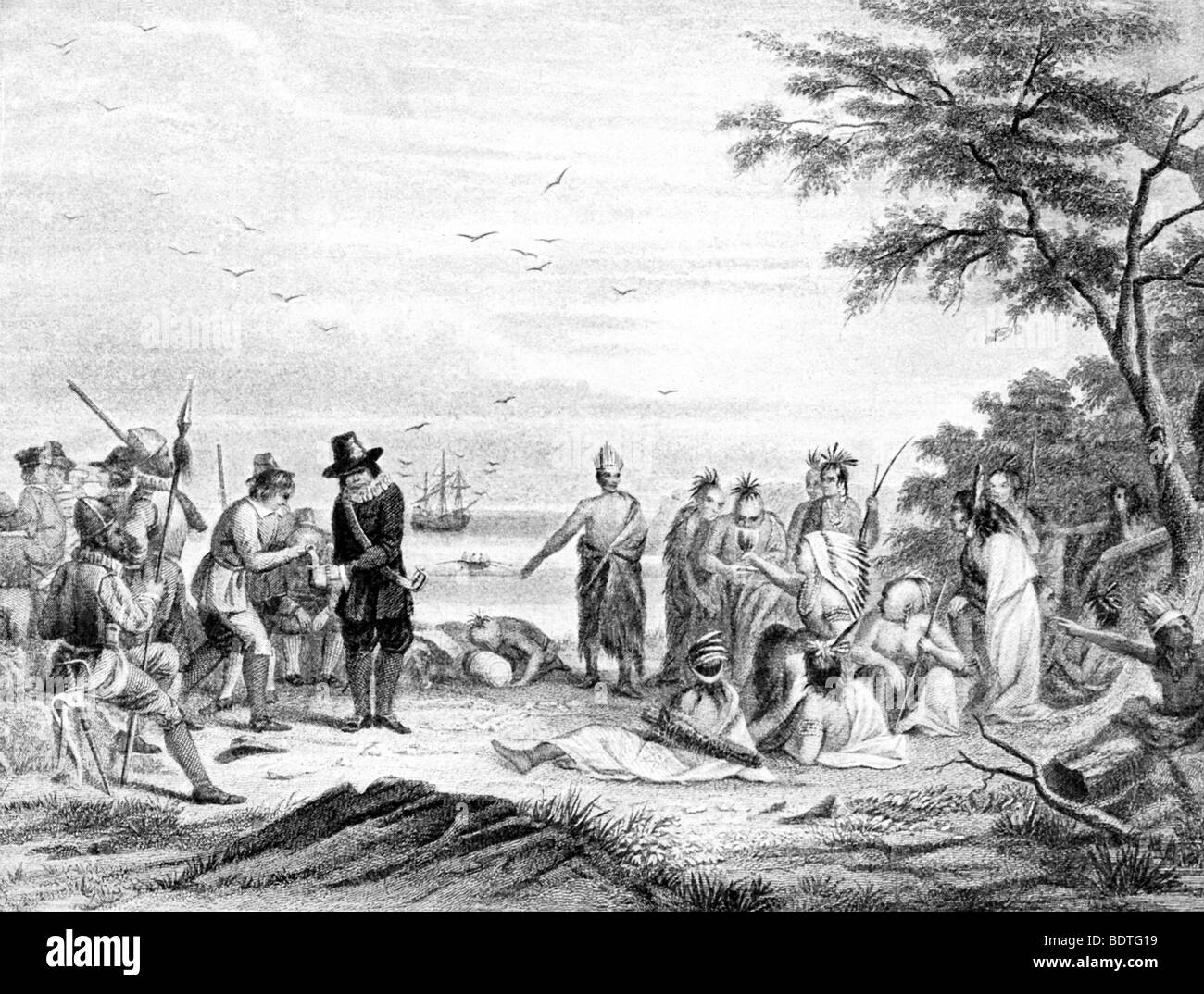 This illustration by American pictorial historian Captain Seth Eastman ...