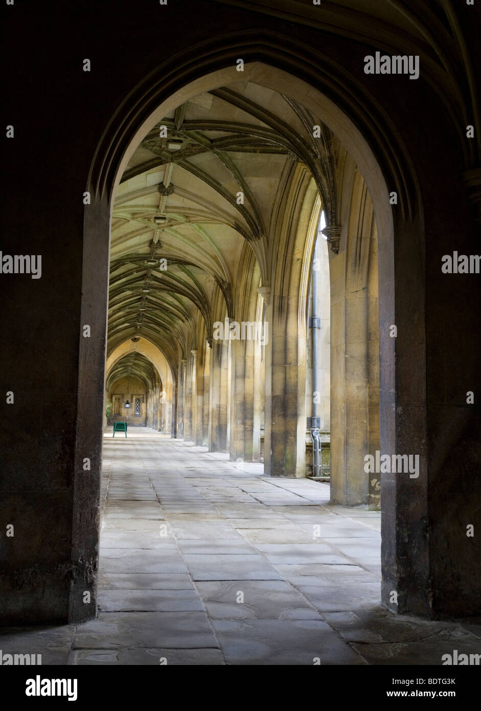 Arch at the St. Johns College in Cambridge, Cambridgeshire, UK Stock ...