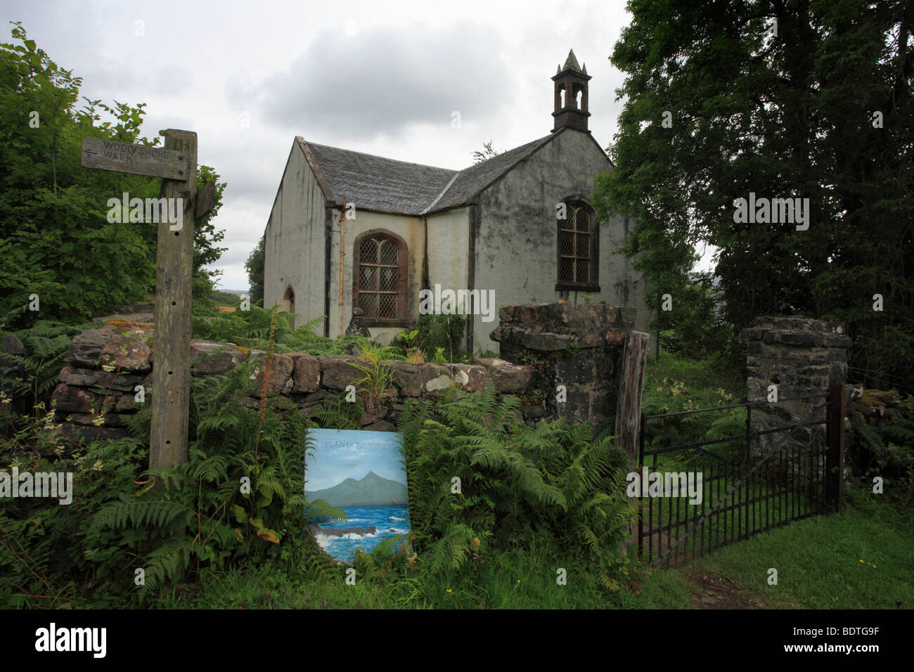 The church on the island of Ulva, off Mull, in Scotland Stock Photo - Alamy