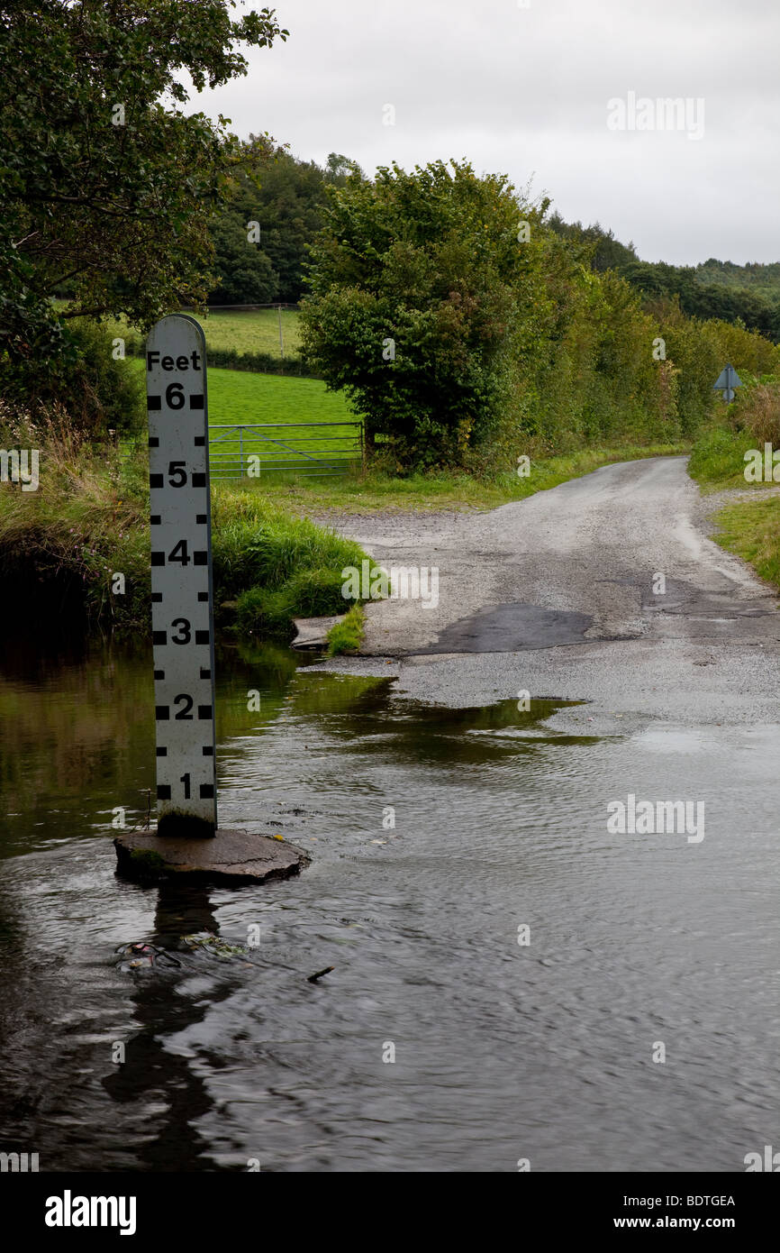 Flood water marker hi-res stock photography and images - Alamy