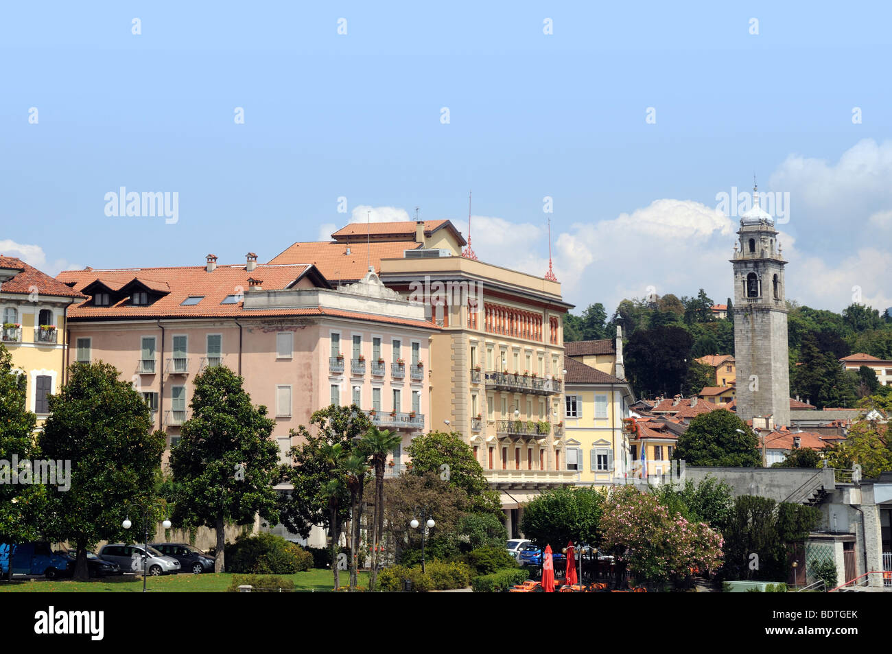 Pallanza on Lake Maggiore in the Northern Italian Lakes Stock Photo - Alamy