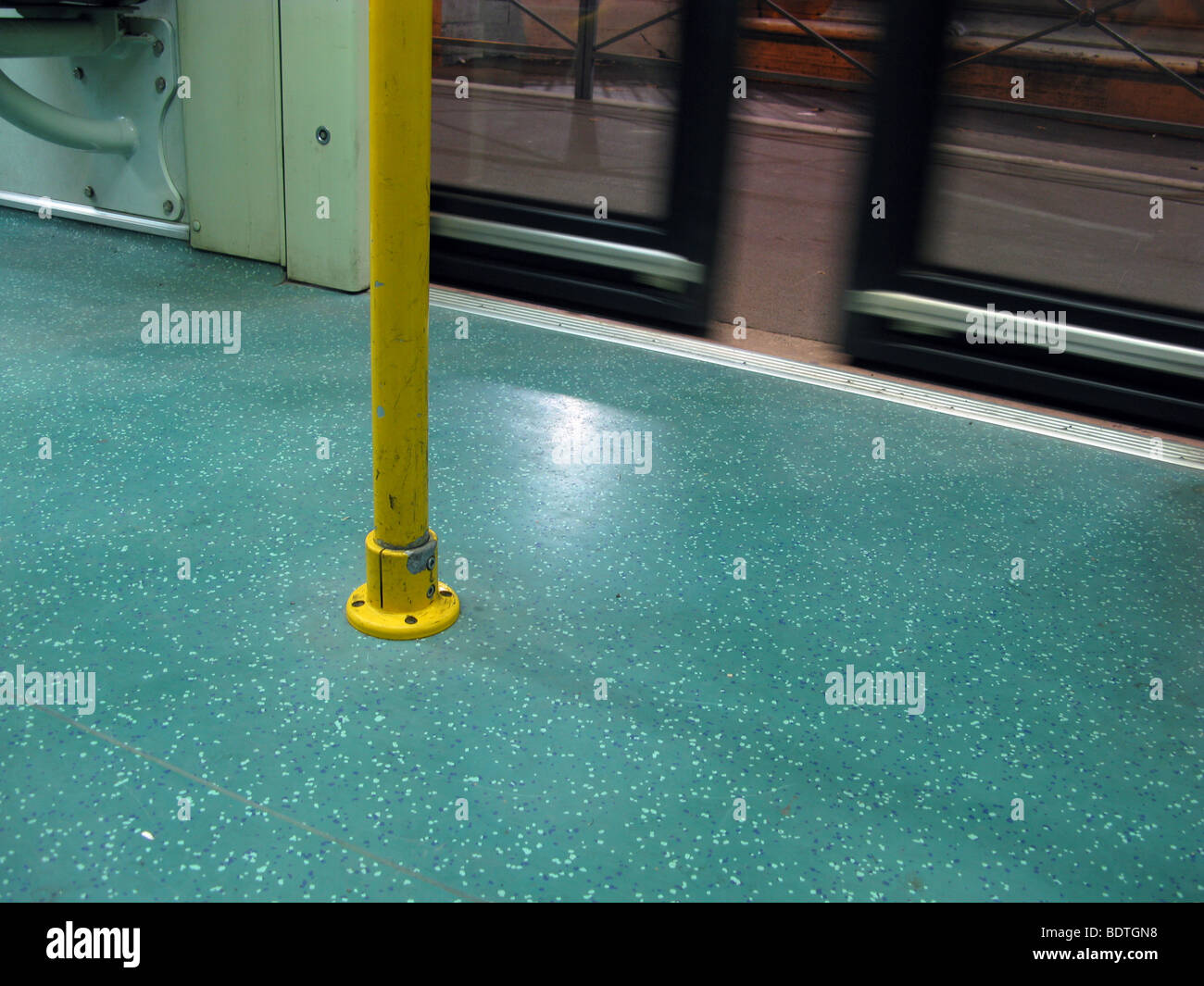 Tram pole hold commuter hi-res stock photography and images - Alamy