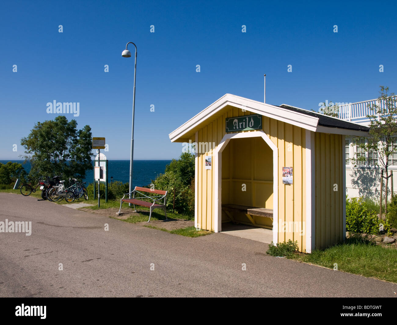 Sweden bus stop hi-res stock photography and images - Alamy