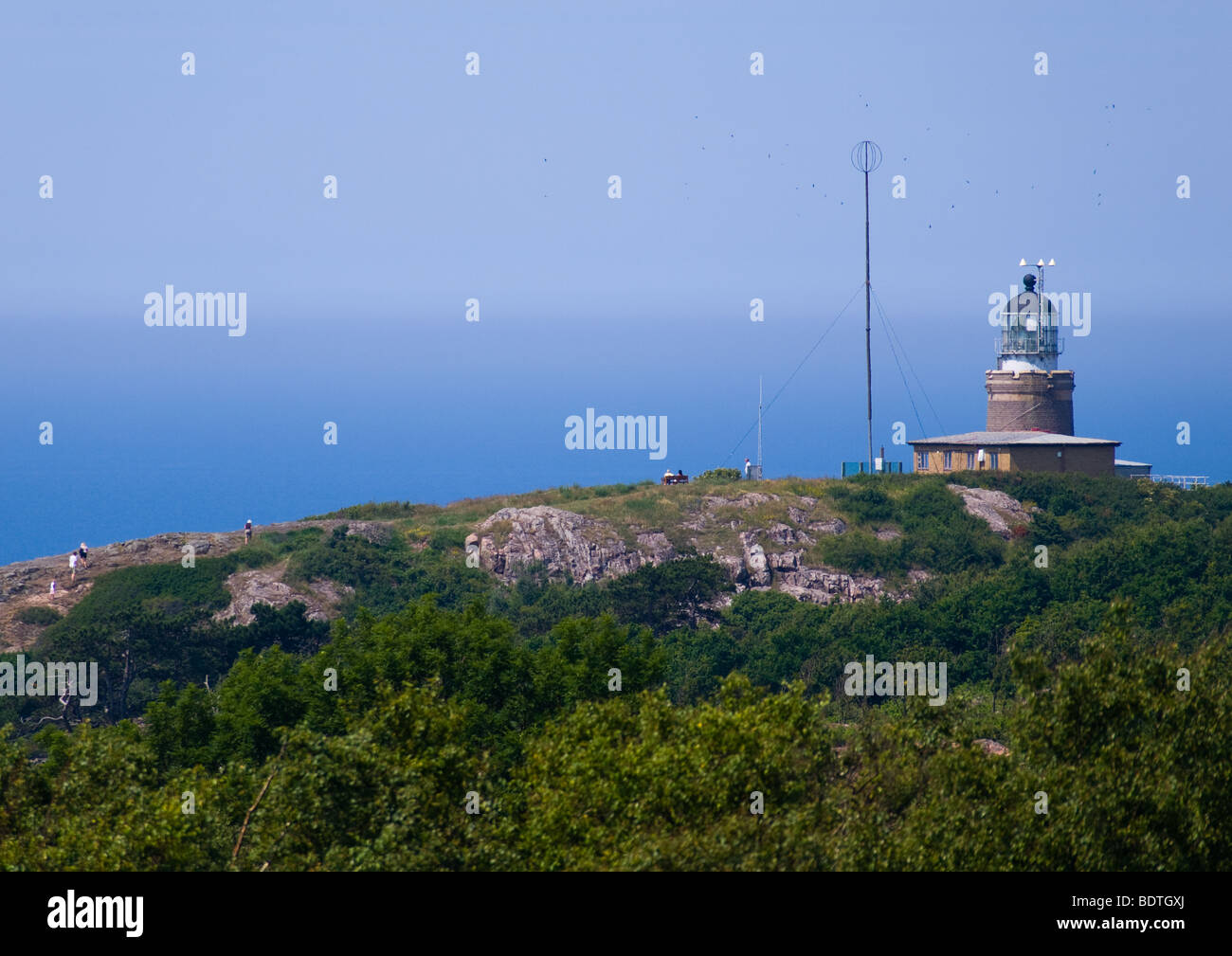 The Kullen Lighthouse, the brightest lighthouse in Scandinavia Stock ...