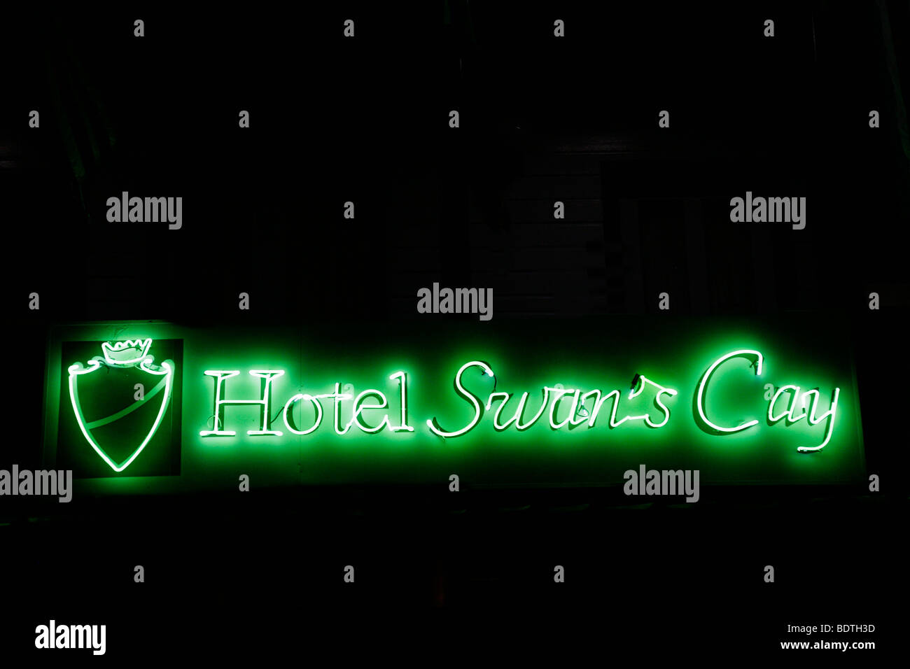 panama, bocas del toro, bocas town bar and restaurant neon sign at ...