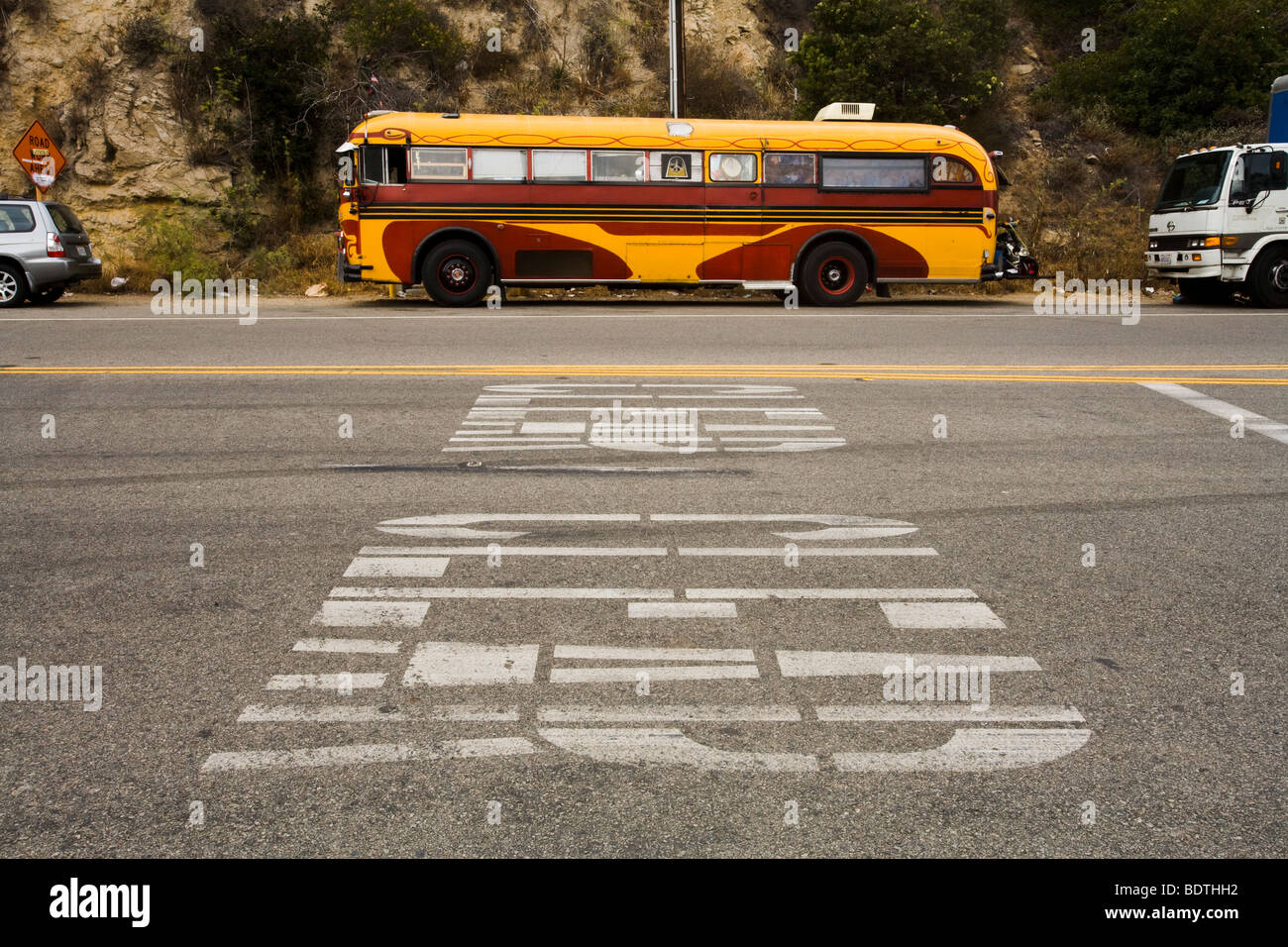 Hippie bus hi-res stock photography and images - Alamy