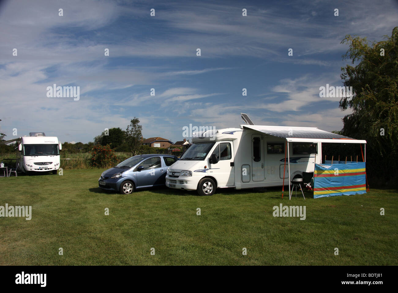 Motor Caravans on Camping and Caravanning Club site at Mablethorpe ...