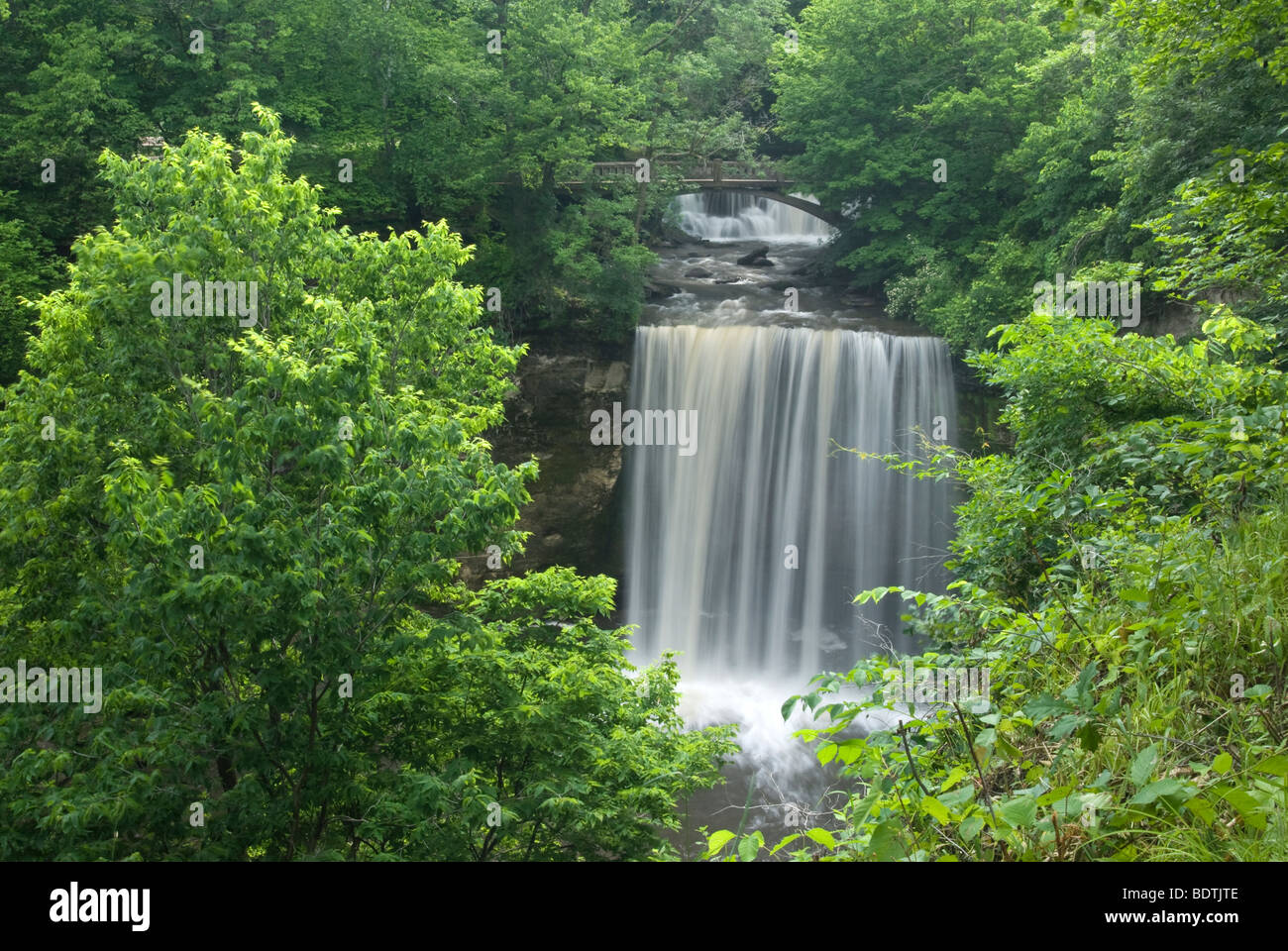 Minneopa Falls State Park, Minnesota, United States of America, USA ...