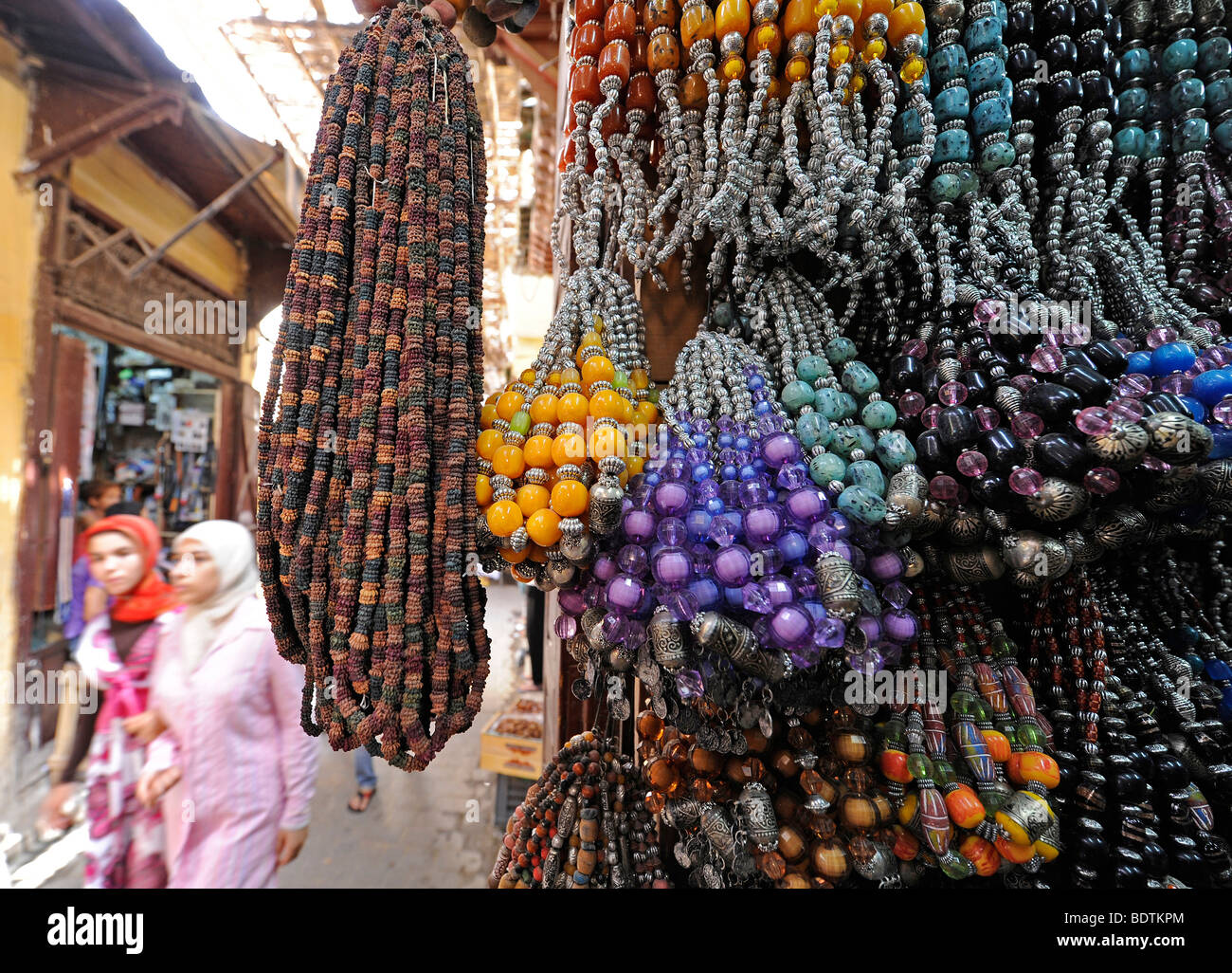 Jewels in the streets at the Medina in Fes/Fez pictured on August 20 ...