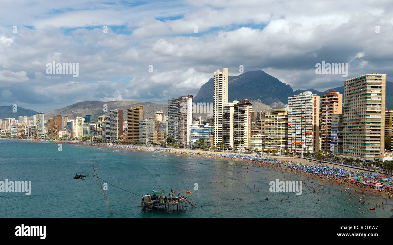 Benidorm beach hi-res stock photography and images - Alamy