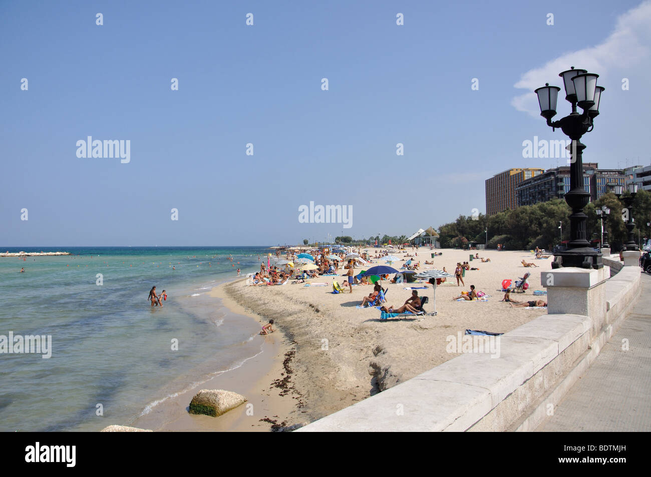 City beach, Bari, Bari Province, Puglia Region, Italy Stock Photo - Alamy