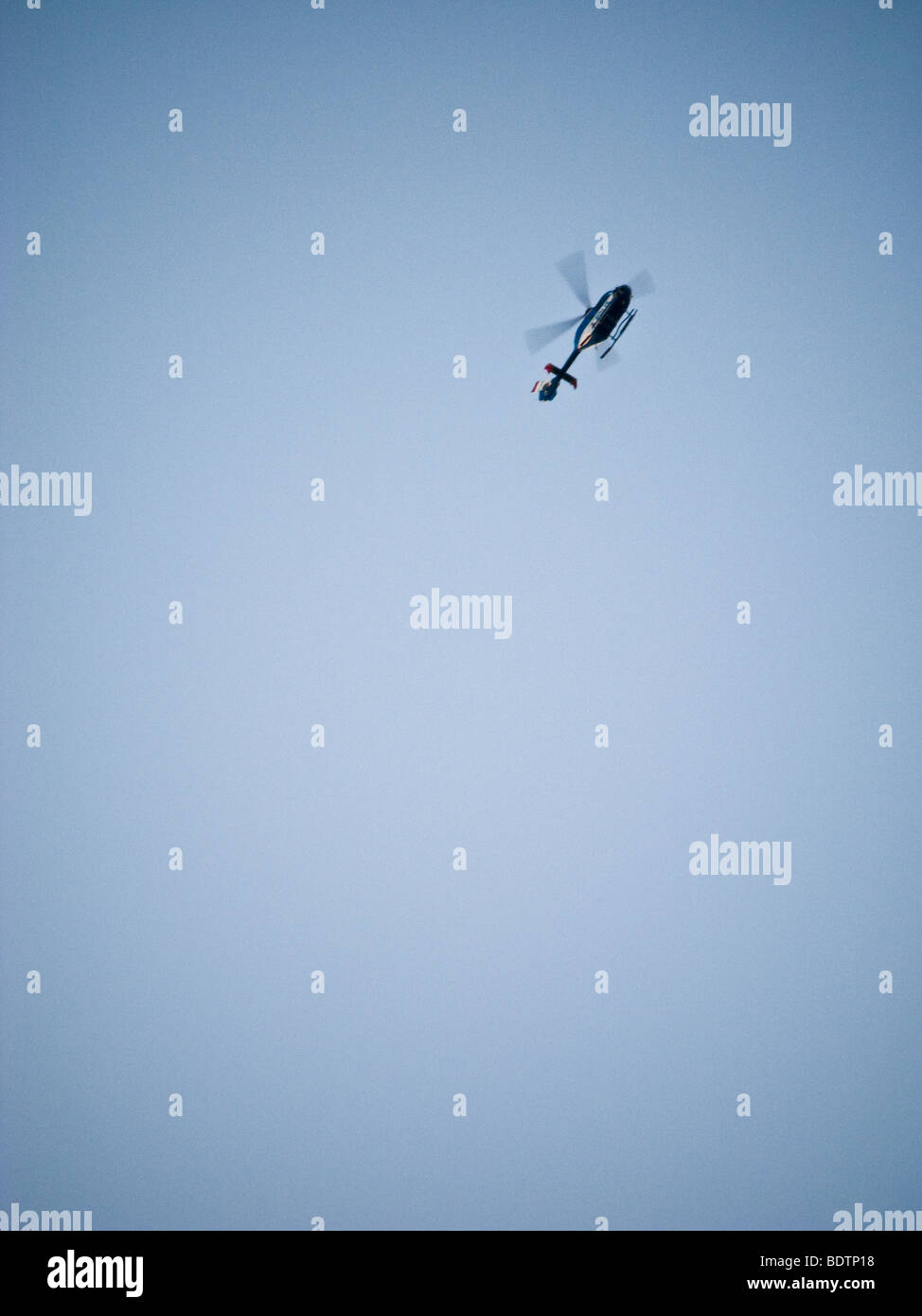 Helicopters in flight from below hi-res stock photography and images ...