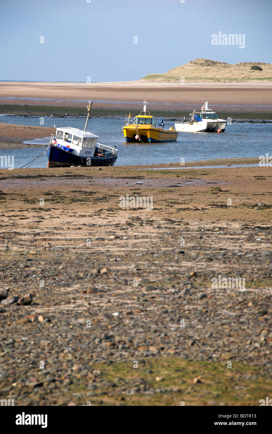 Ravenglass River Esk Estuary Cumbria UK Boats Foreshore Stock Photo - Alamy