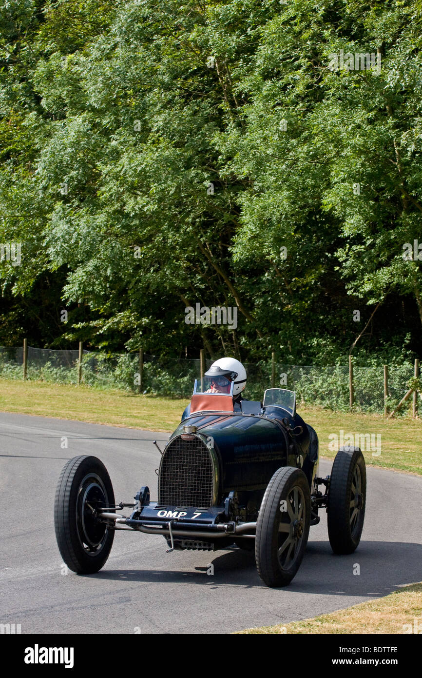 1931 Bugatti Type 51 with driver Terry Cardy at Goodwood Festival of ...
