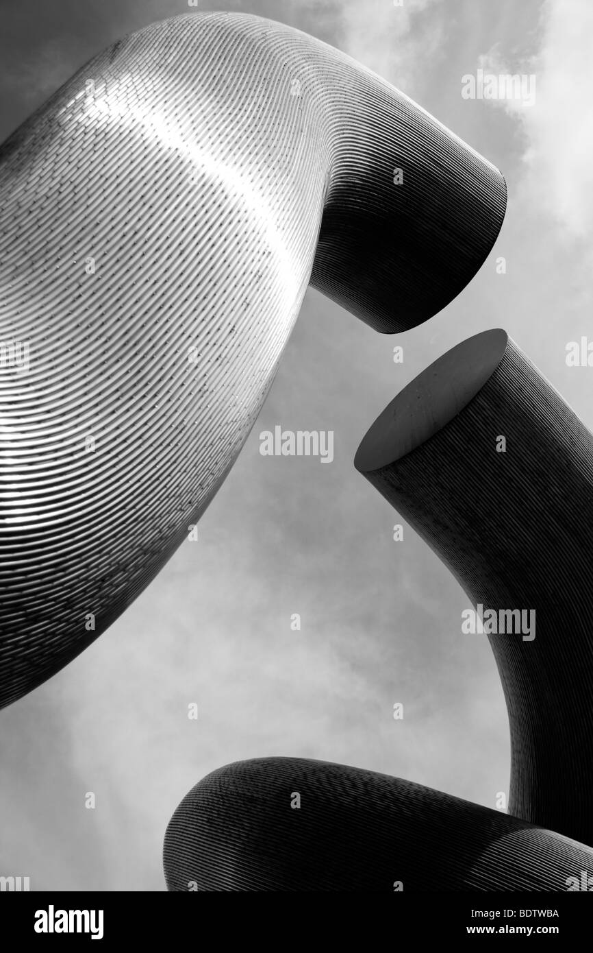 Art sculpture at Black and White Stock Photos & Images - Alamy