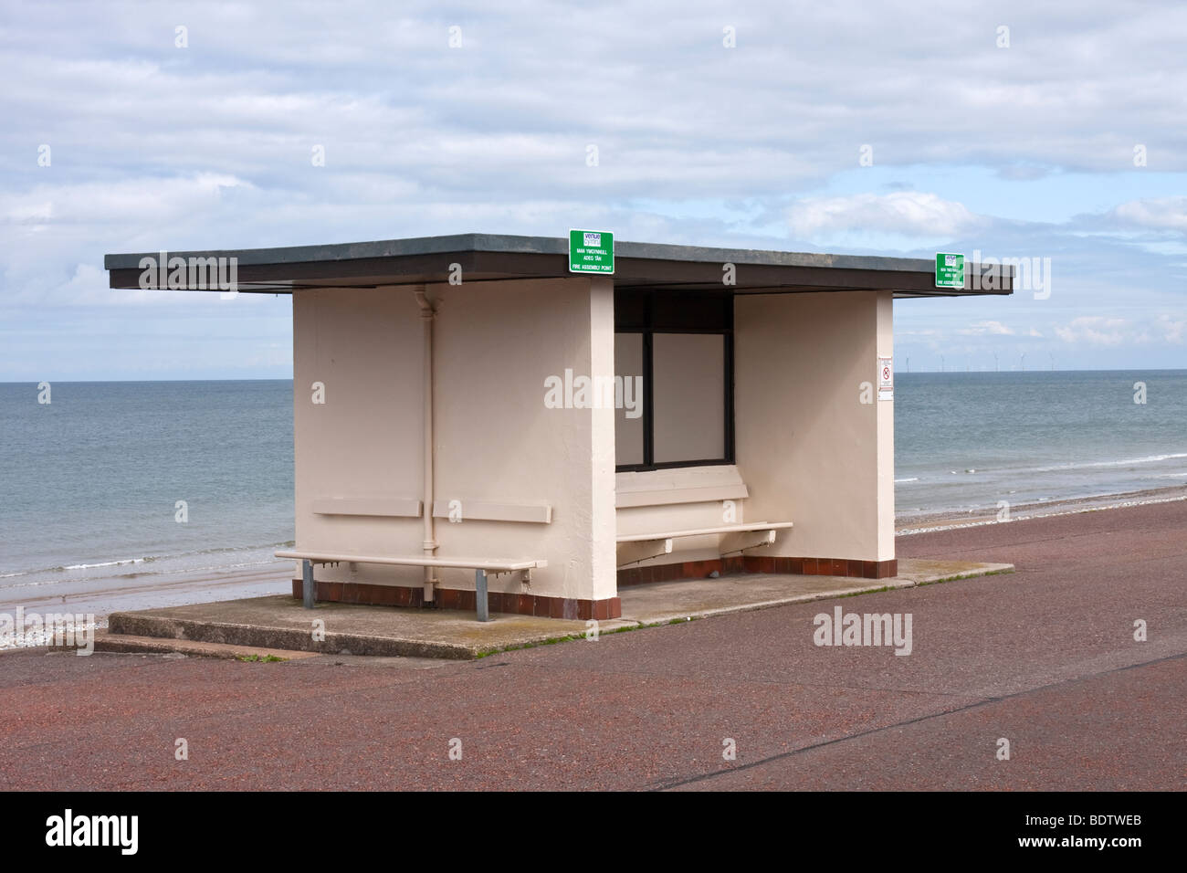 "beach shelter" on a sea front Stock Photo - Alamy