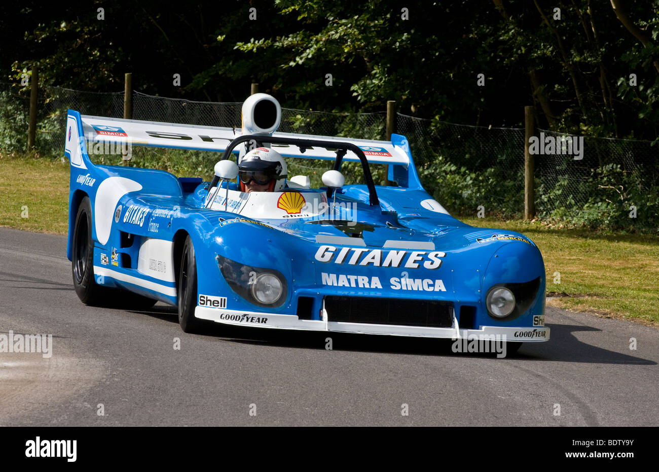 1974 Matra-Simca MS670B Le Mans car with driver Rick Hall at the 2009 ...