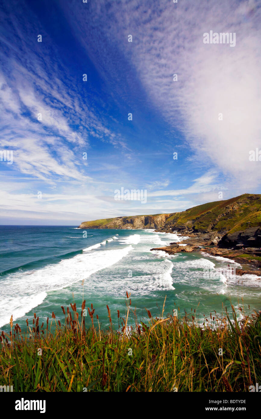 Trebarwith strand hi-res stock photography and images - Alamy