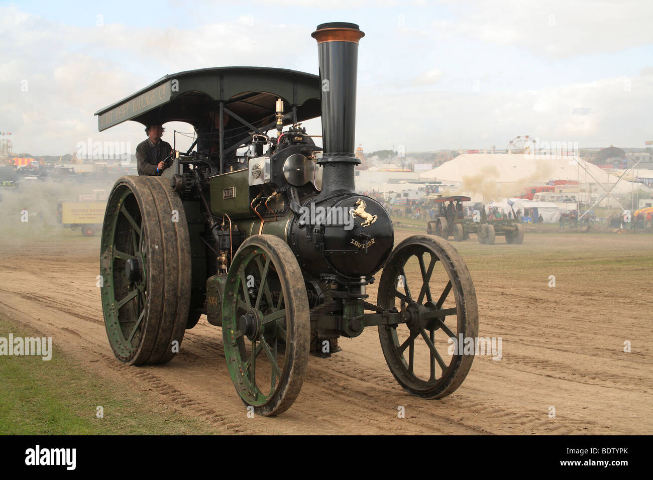 Vintage steam engine at the 2009 Great Dorset Steam Fair Stock Photo ...