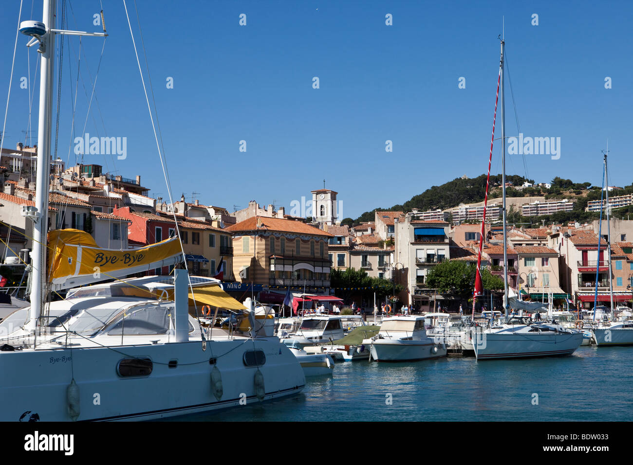 Harbour from Cassis, France Stock Photo - Alamy