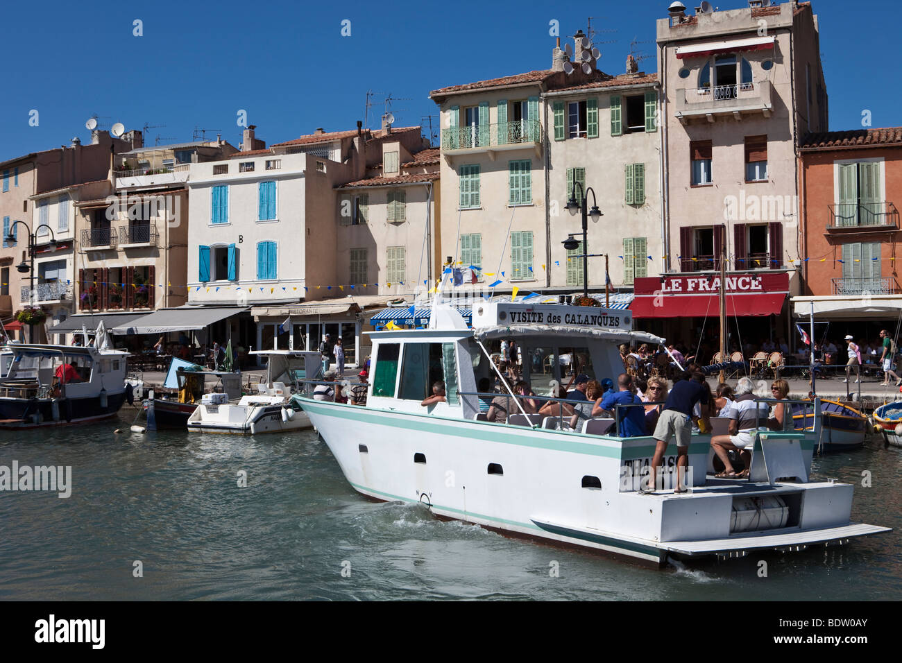 Harbour from Cassis, France Stock Photo - Alamy