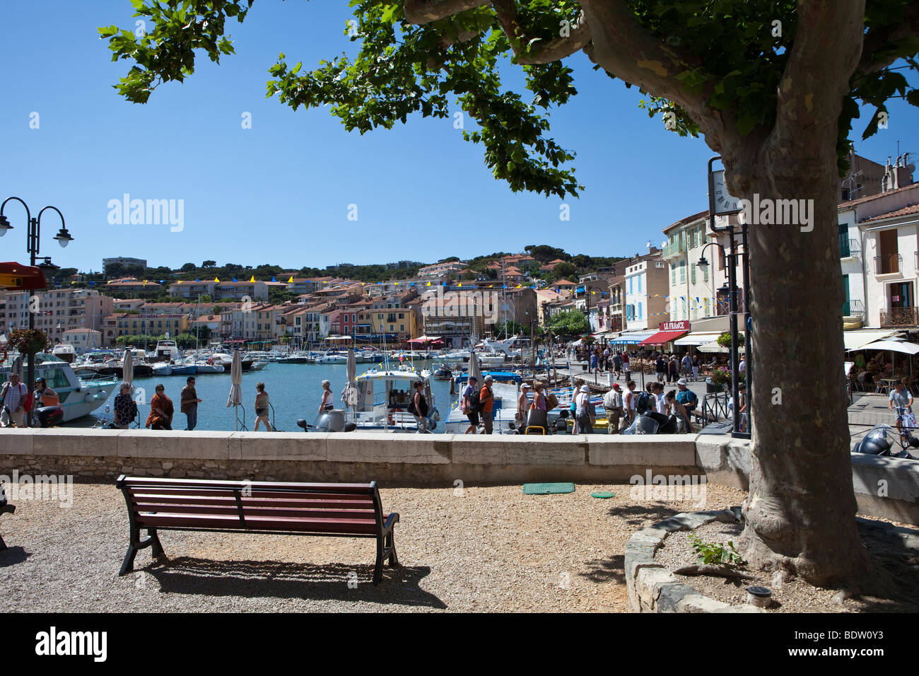 Harbour from Cassis, France Stock Photo - Alamy