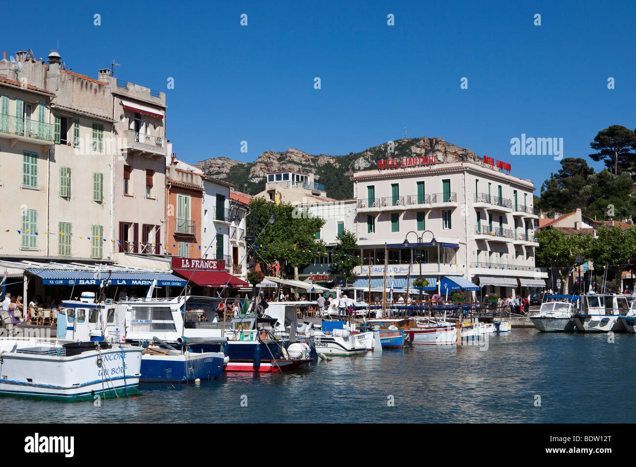 Harbour from Cassis, France Stock Photo - Alamy