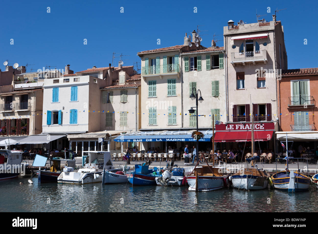 Harbour from Cassis, France Stock Photo - Alamy